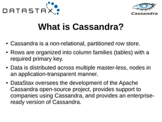Intro to cassandra | ODP