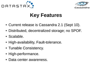 Intro to cassandra | ODP