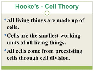 Introduction to cells and cell theory .ppt