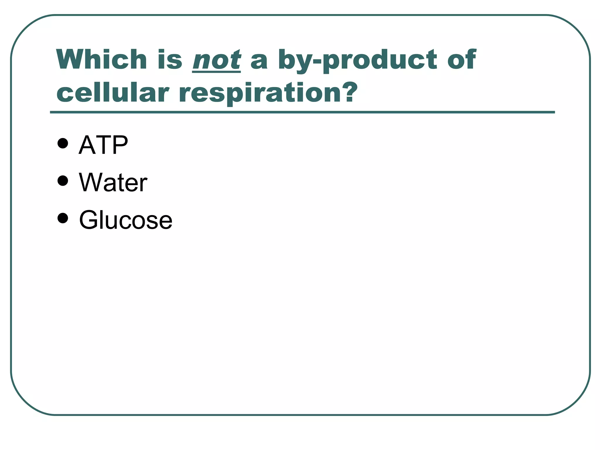 Intro to cellular respiration | PPT