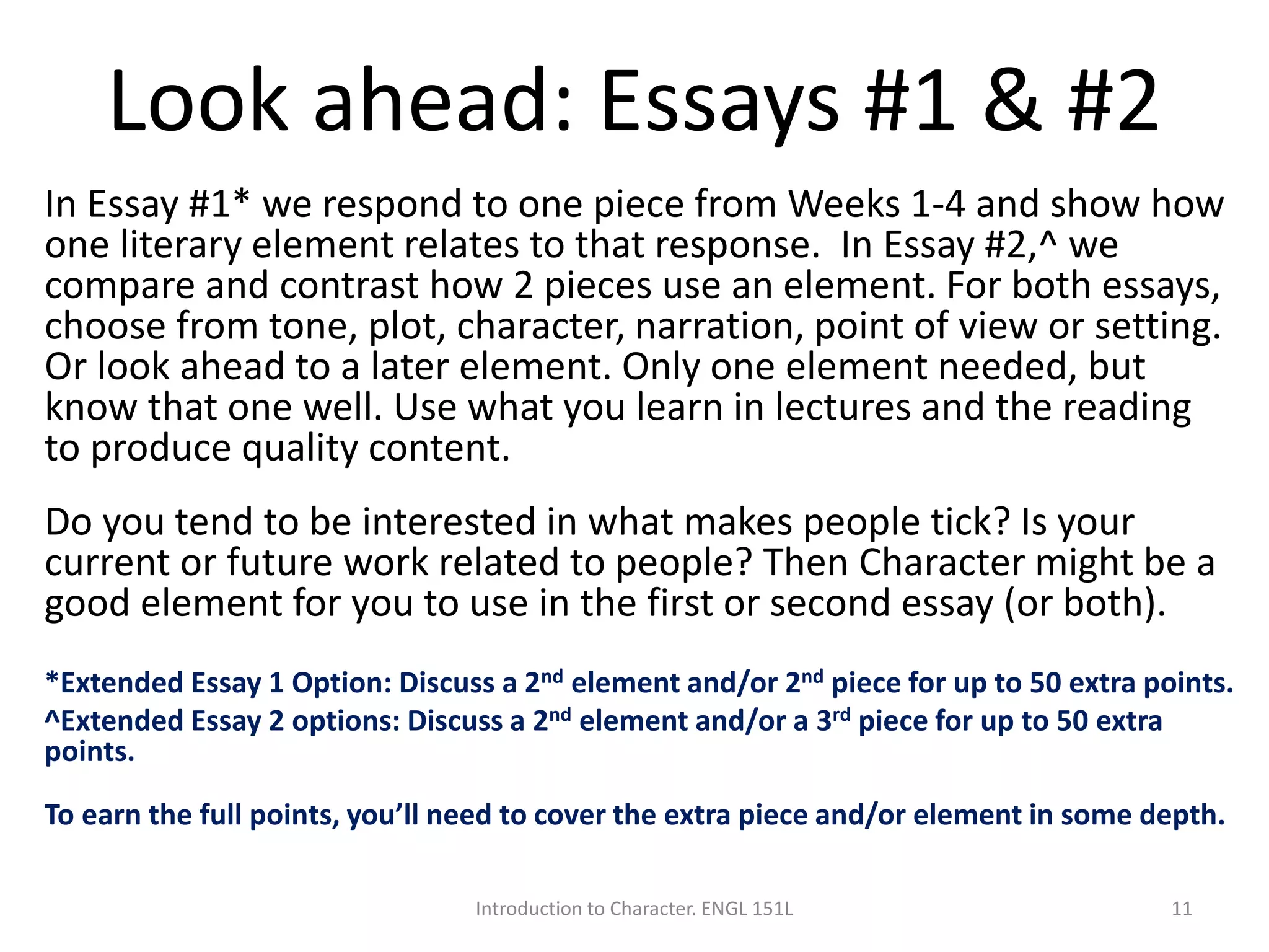 Intro to characterization | PPT