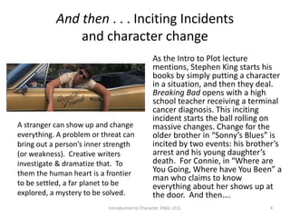 Intro to characterization | PPT