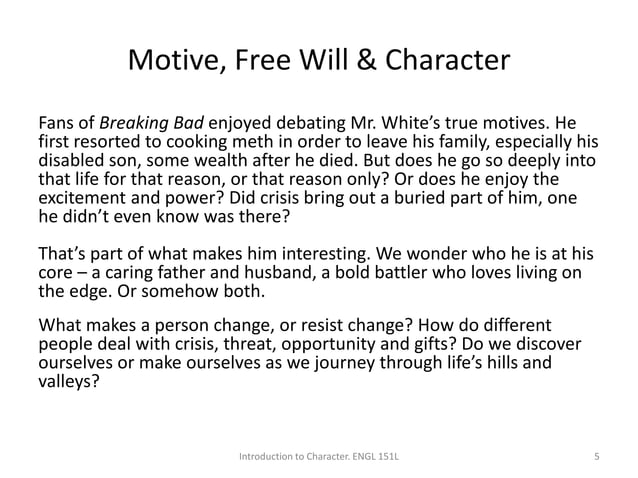 Intro to characterization | PPT