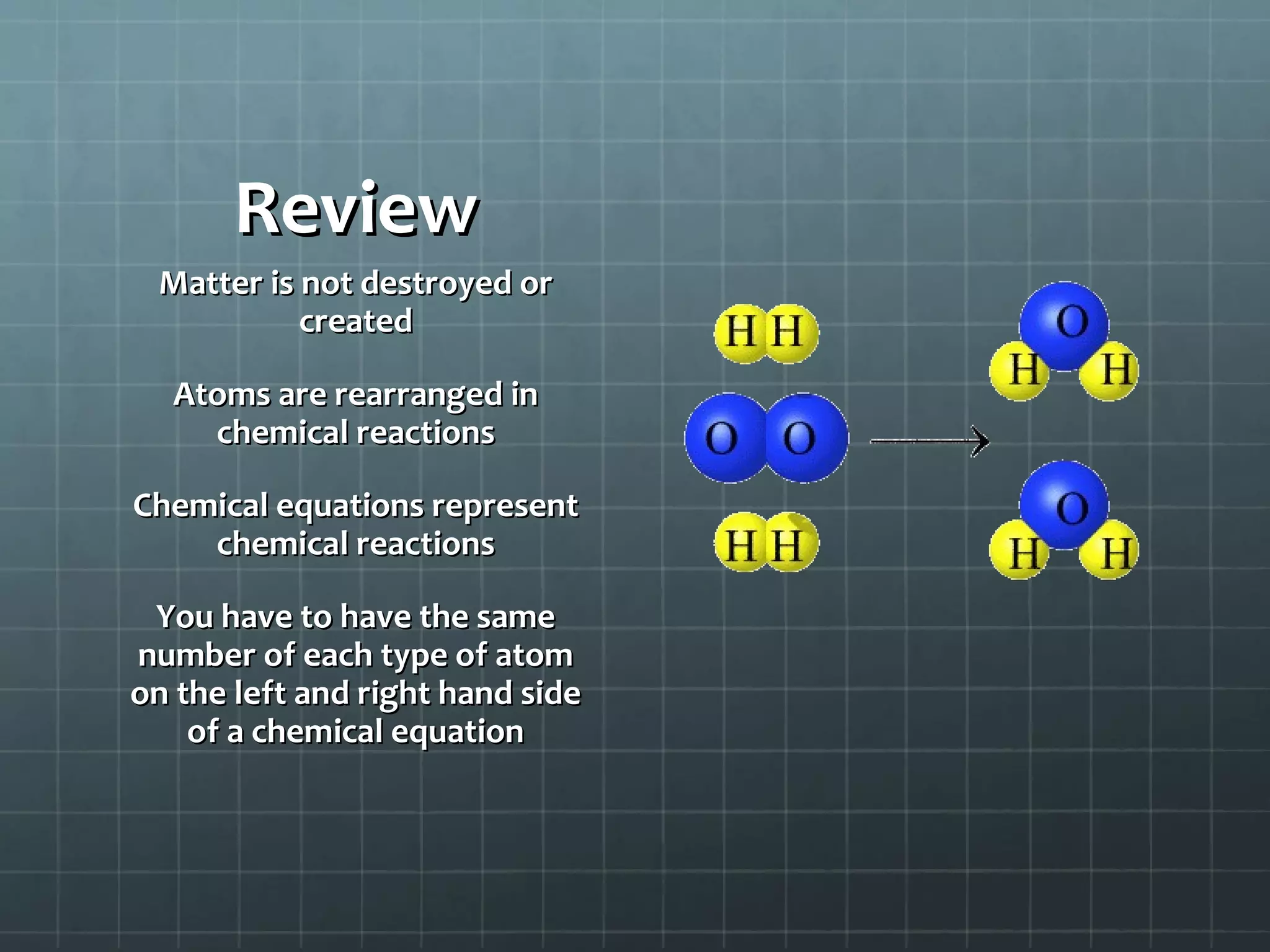 Intro to chemical reactions | PPT