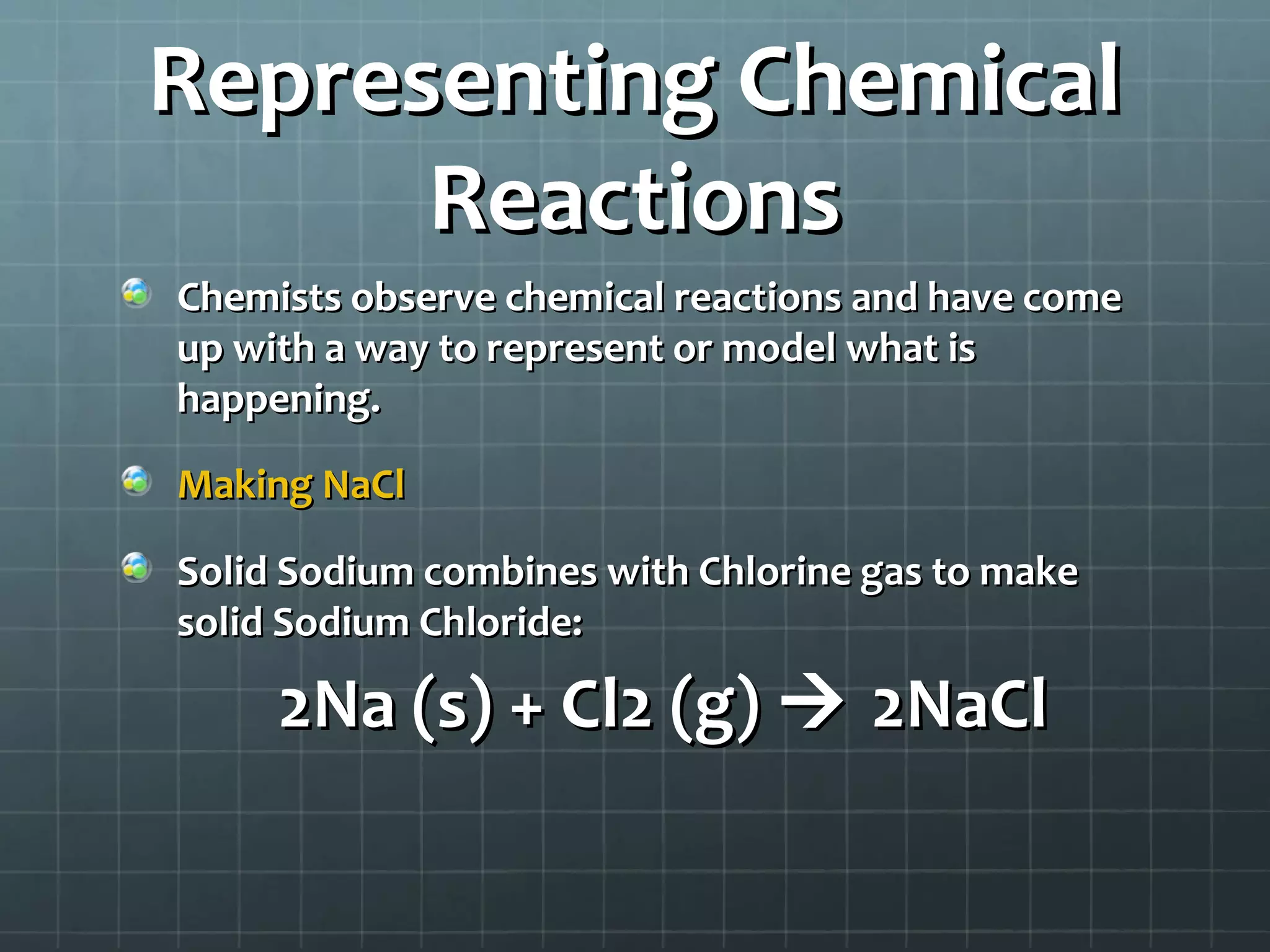 Intro to chemical reactions | PPT