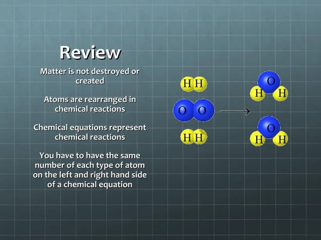 Intro to chemical reactions | PPT | Chemistry | Science