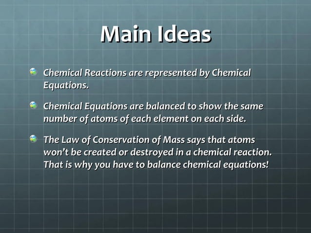 Intro to chemical reactions | PPT | Chemistry | Science