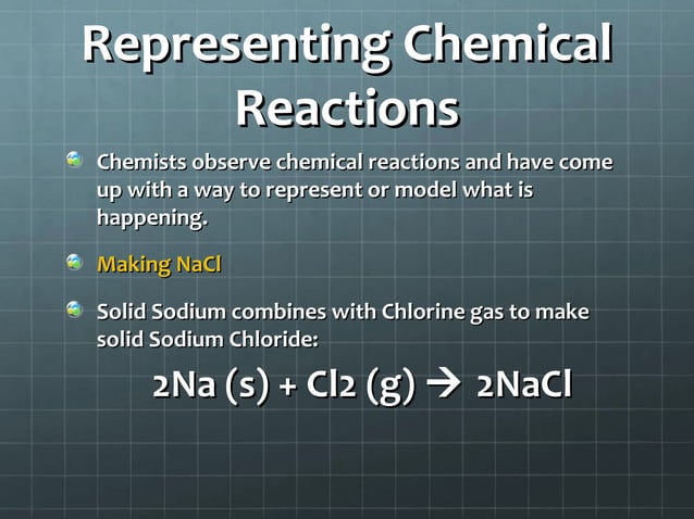 Intro to chemical reactions | PPT | Chemistry | Science