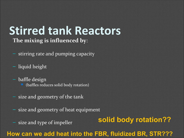 Introduction to Chemical Reactors and Chemical Reaction Engineering | PPT | Chemistry | Science