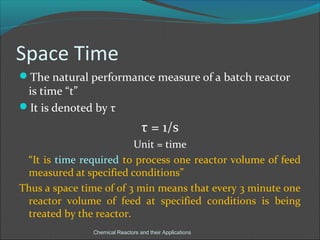 Introduction to Chemical Reactors and Chemical Reaction Engineering | PPT