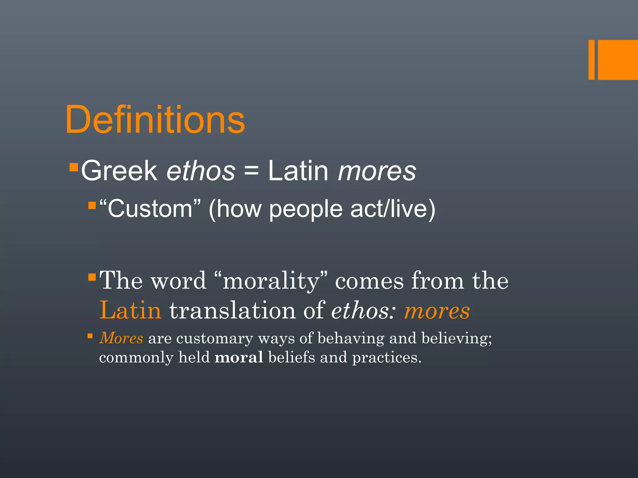 Intro to Christian Ethics | PPT