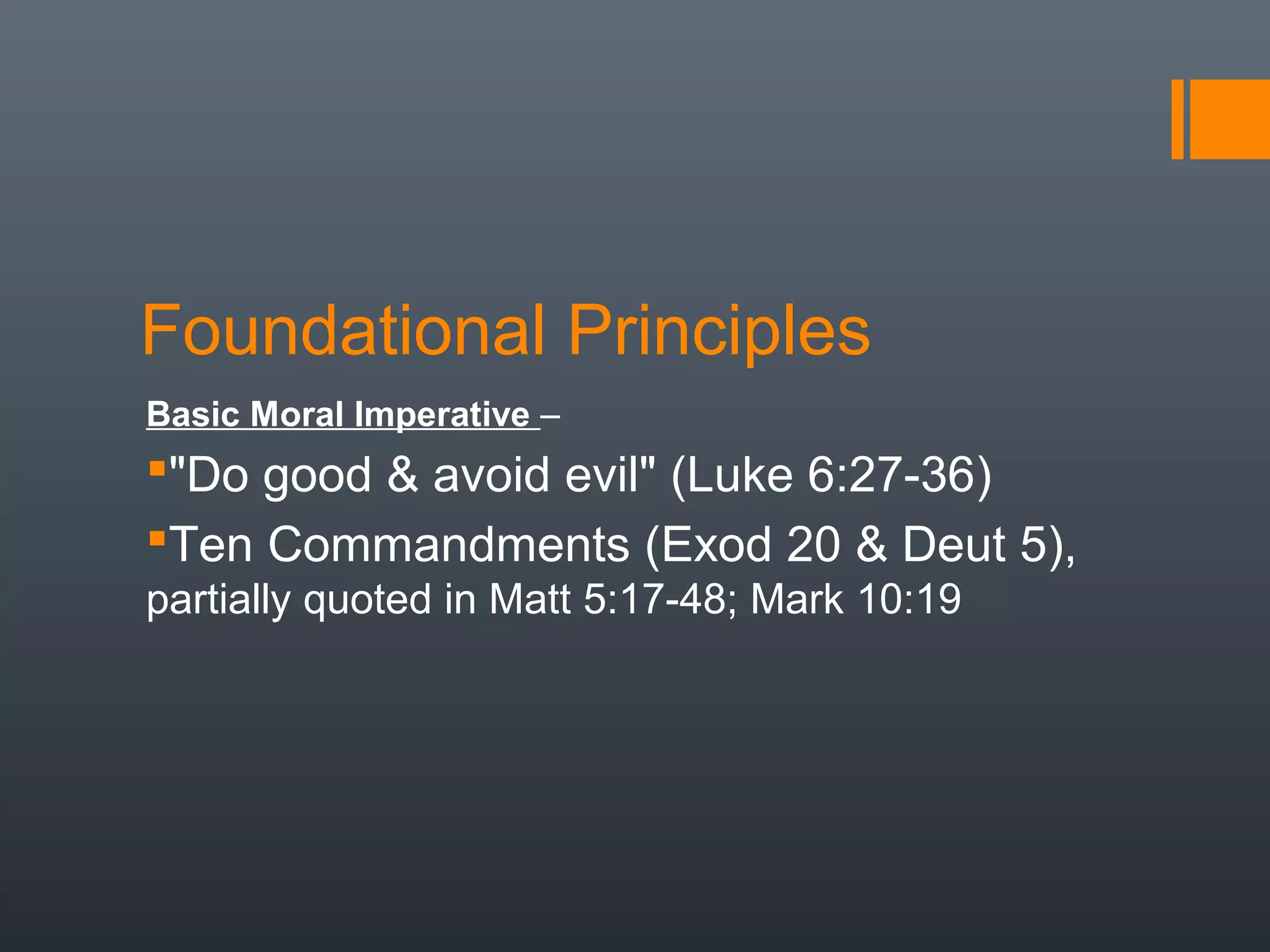 Intro to Christian Ethics | PPT