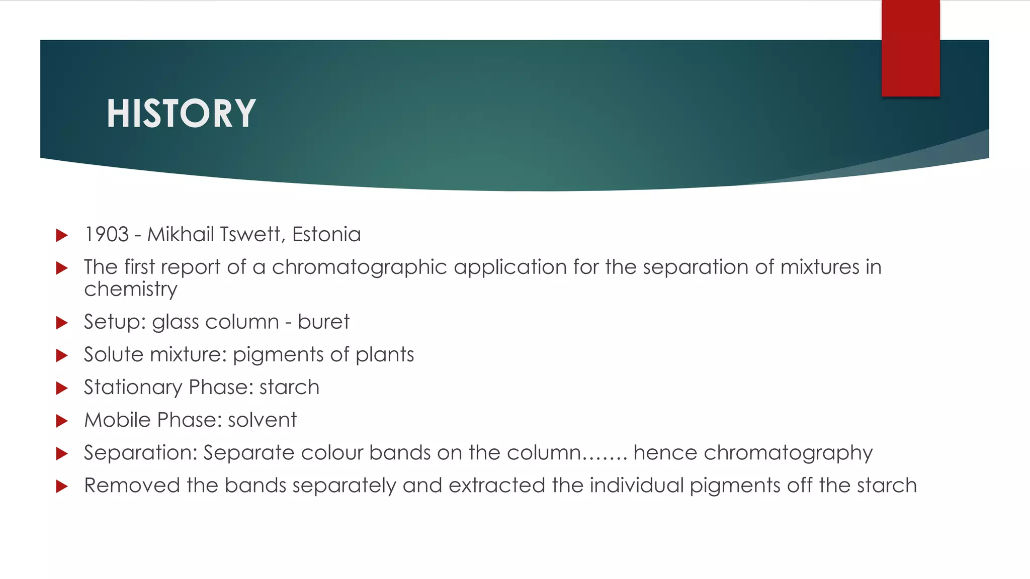 Introduction to chromatography | PDF