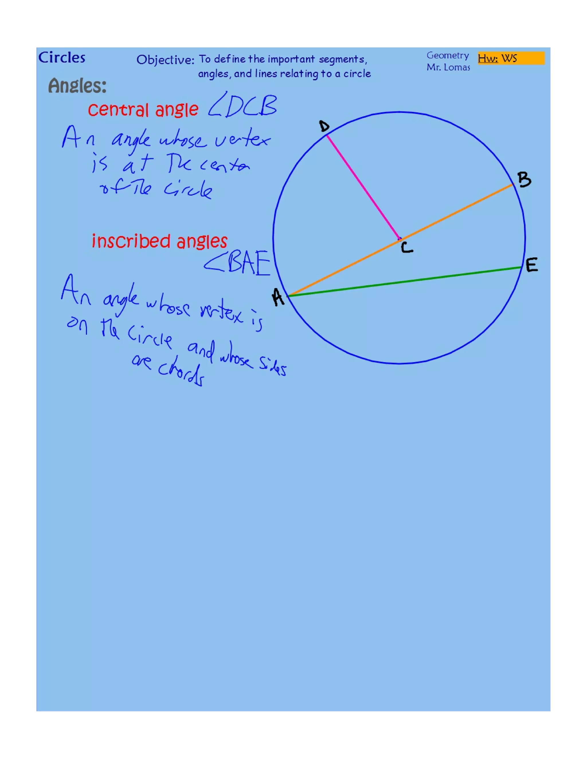 Intro to circles | PDF