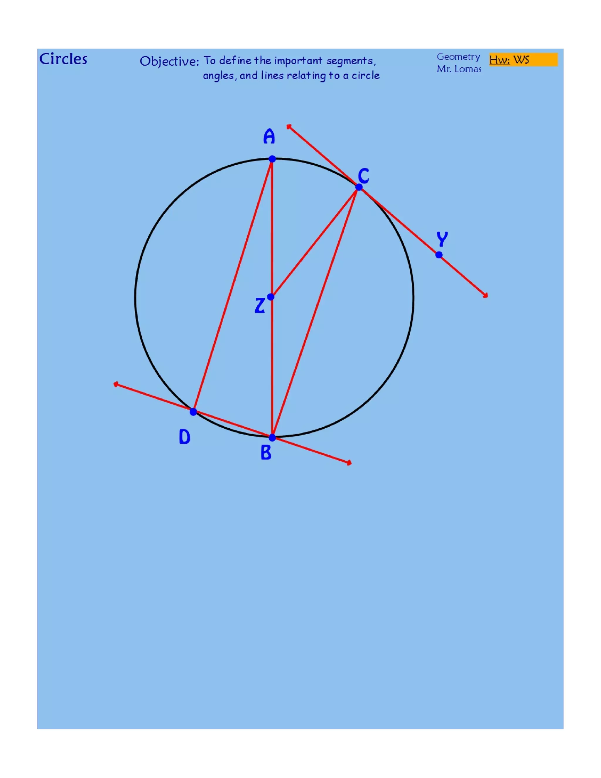 Intro to circles | PDF