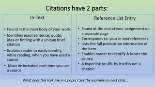 Introduction to Citations | PPTX
