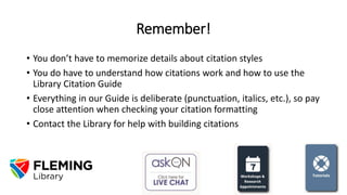 Introduction to Citations | PPTX