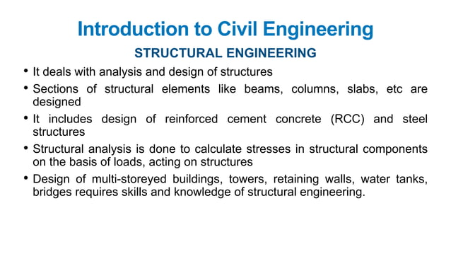 Introduction to Civil Engineering 22ESC141 - Module 1.pptx