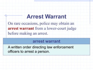 Introduction to the U.S. Criminal Justice System | PPT