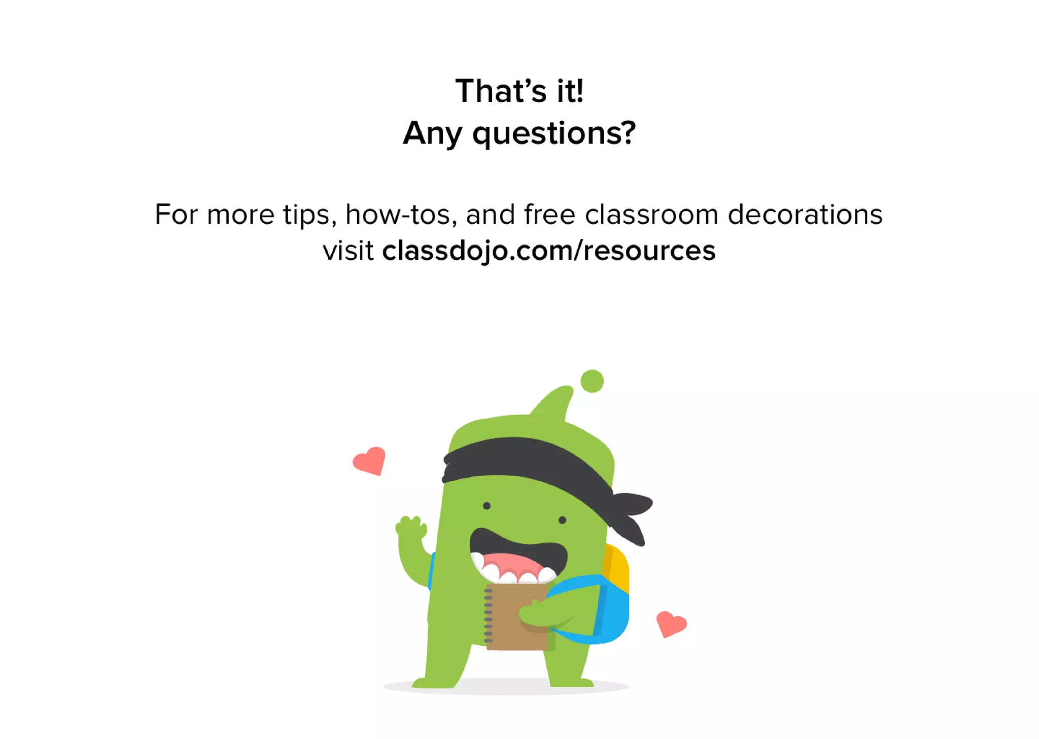 Intro to Class Dojo | PPT