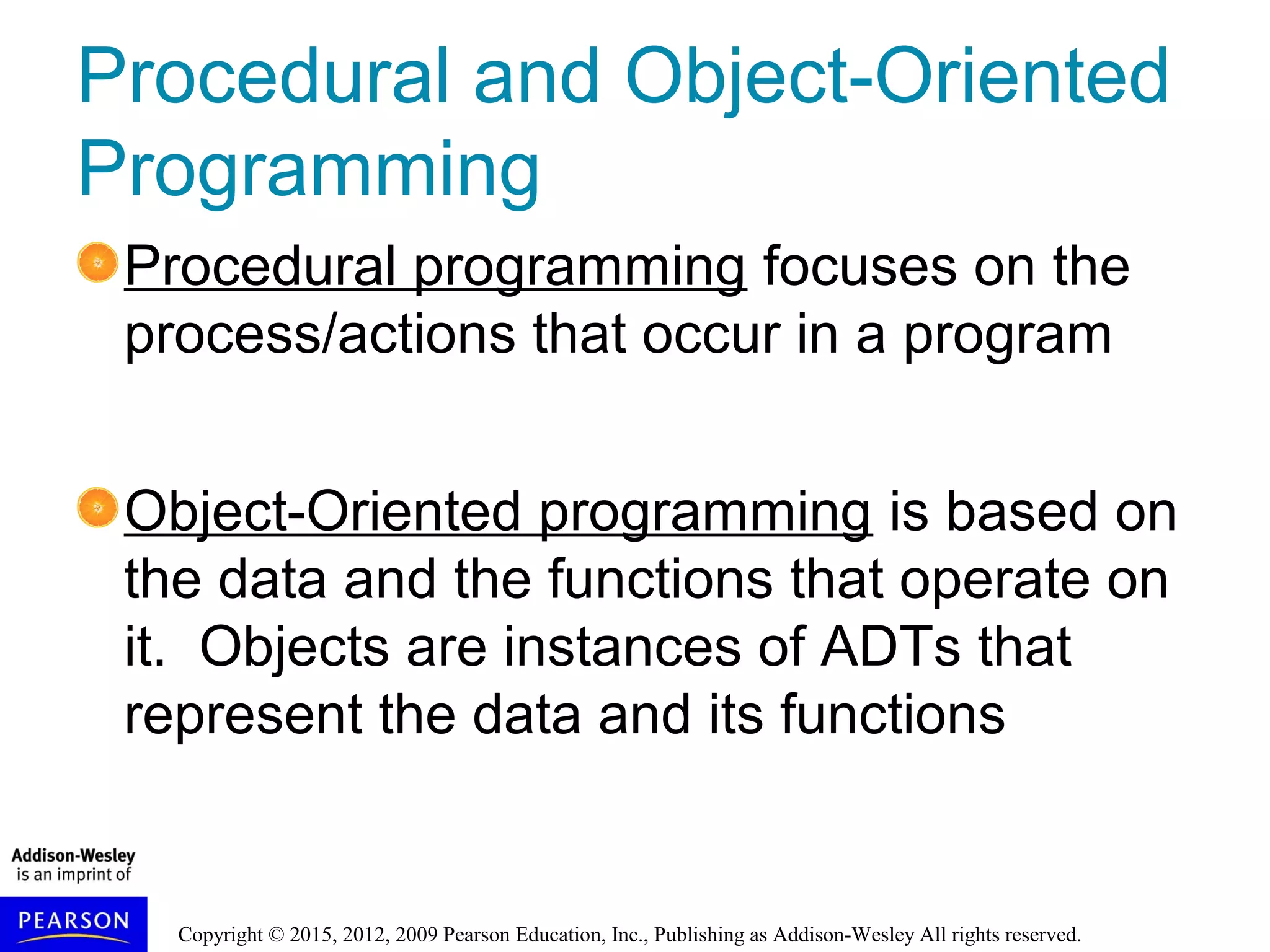 Introduction To Classes And Objects Ppt