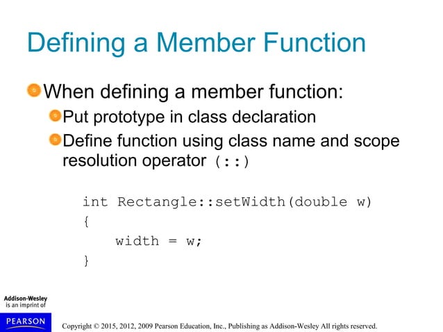 Introduction To Classes And Objects Ppt Web Development Internet
