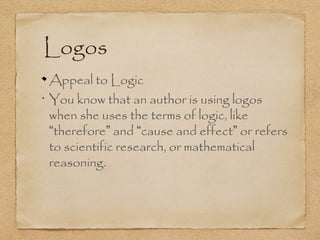 Intro to classical appeals | PPT