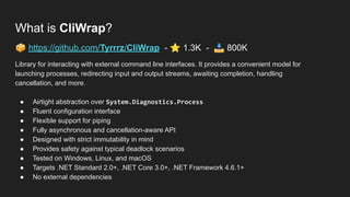 Intro to CliWrap | PDF