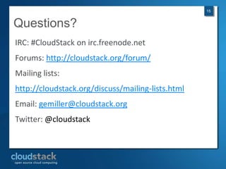 Introduction to CloudStack | PPTX