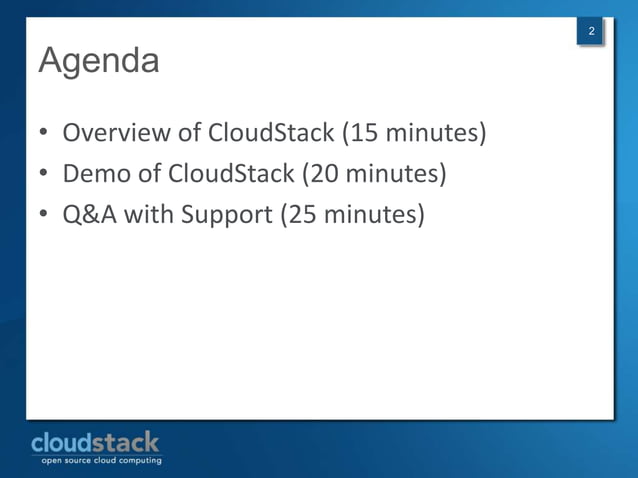 Introduction to CloudStack | PPTX | Cloud Computing | Internet