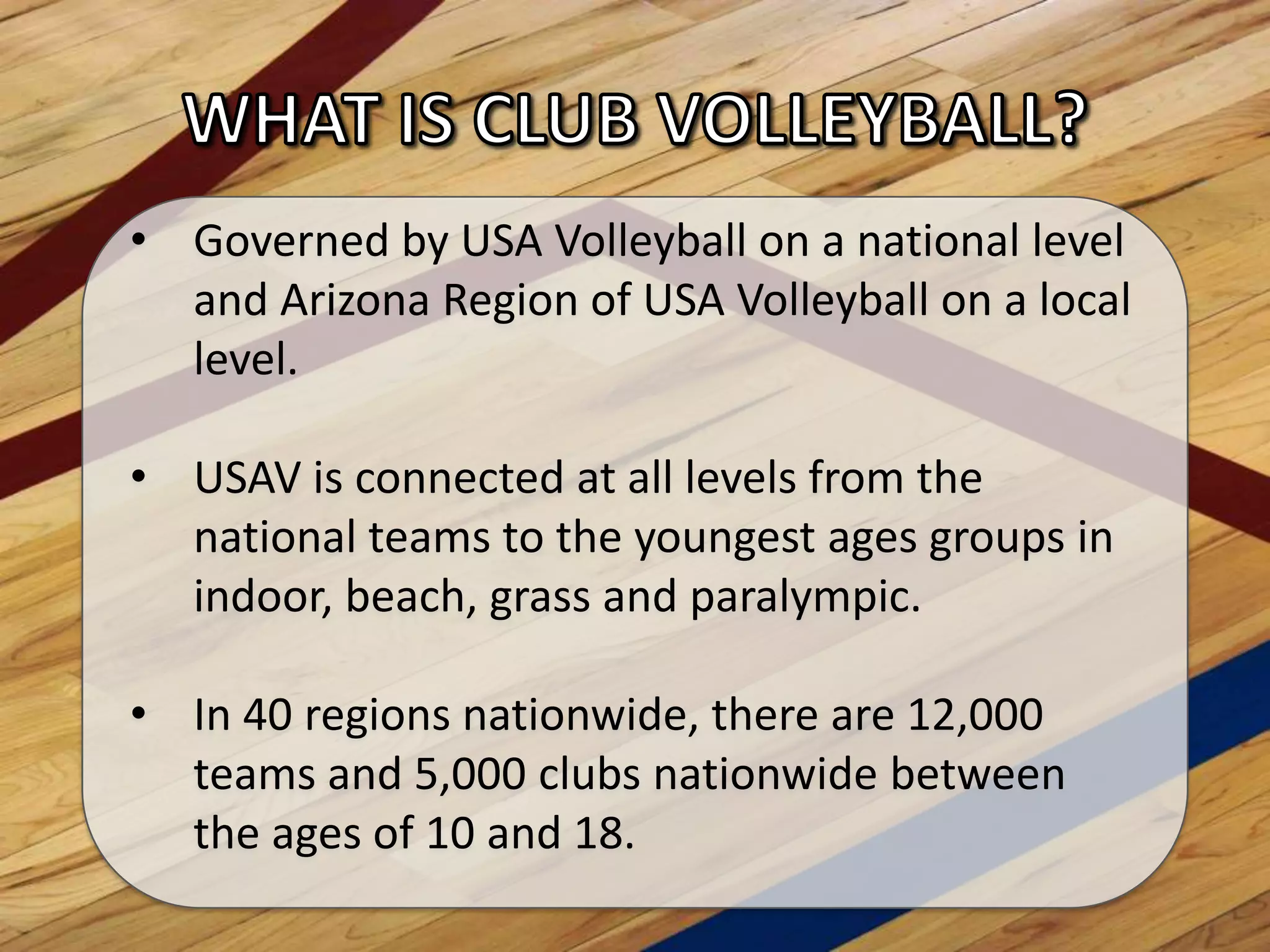 Introduction to Club Volleyball | PPTX