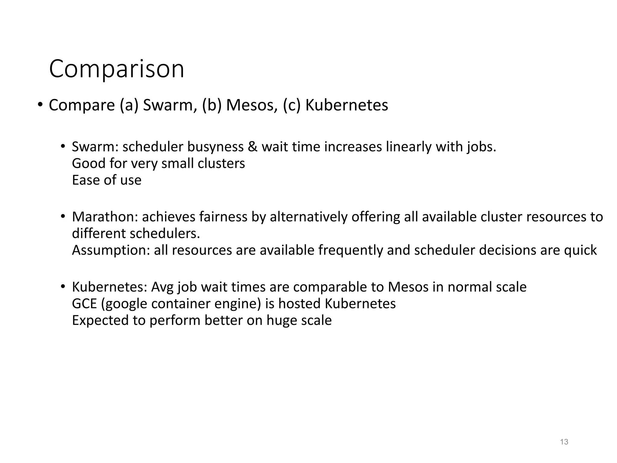Intro to cluster scheduler for Linux containers | PPTX