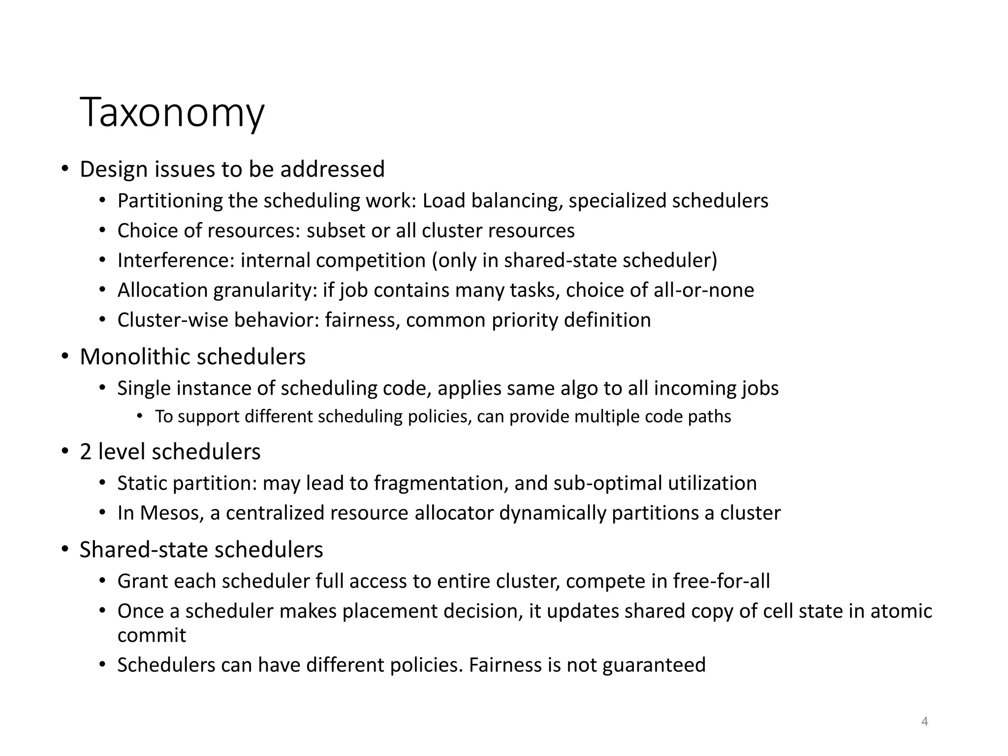 Intro to cluster scheduler for Linux containers | PPTX