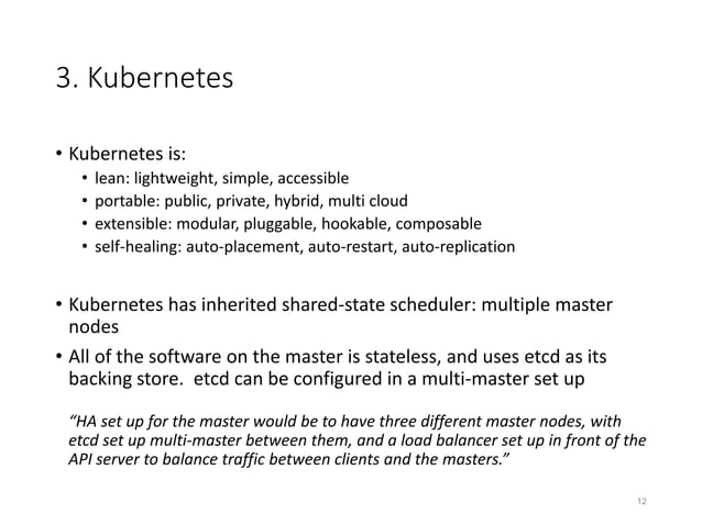 Intro to cluster scheduler for Linux containers | PPT