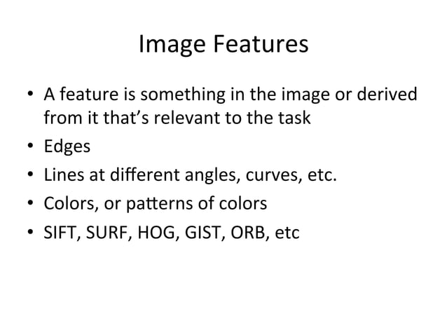 Intro To Convolutional Neural Networks | PPT
