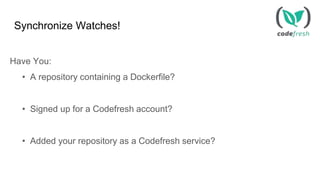 Intro to Codefresh YAML | PPT