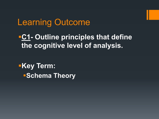 Principles of Cognitive Psychology | PPT