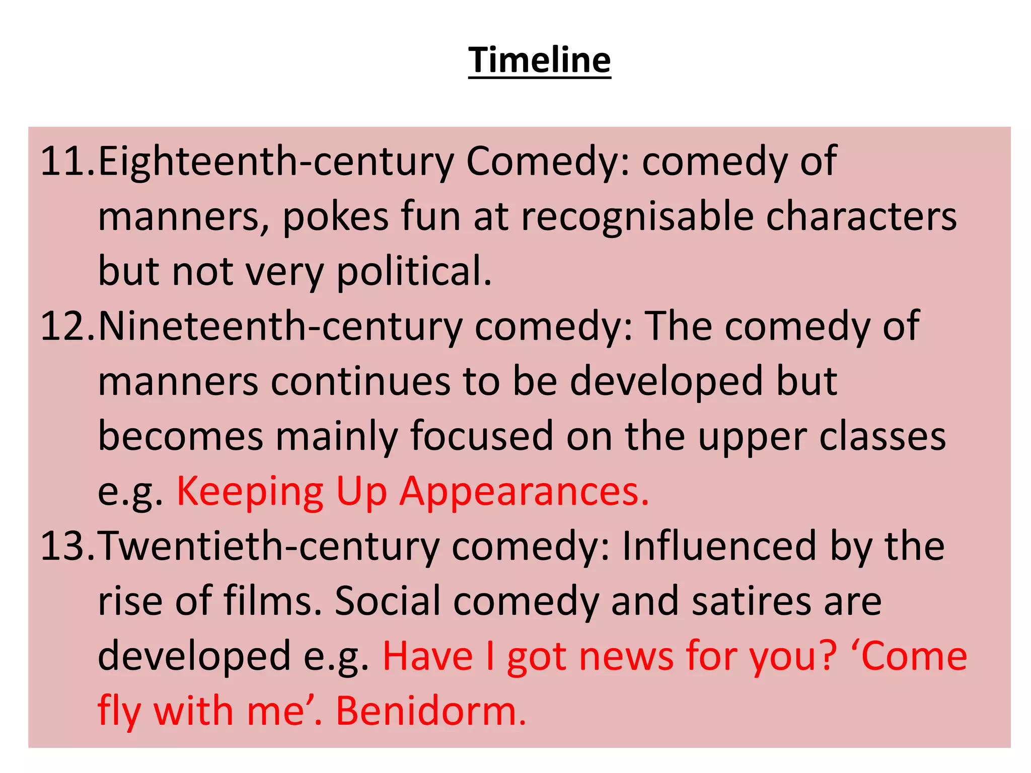 Introduction to comedy | PPT