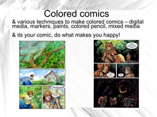 Materials and Techniques Part 1: Introduction to Comic Craft | PPT