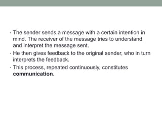 Introduction to Communication and presentation skills | PPTX