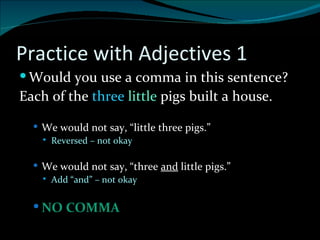 Introduction to Commas, Part 1 | PPT