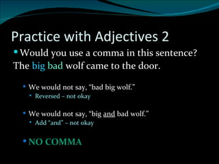 Introduction to Commas, Part 1 | PPT