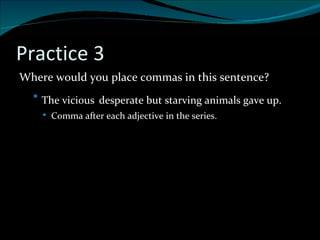 Introduction to Commas, Part 1 | PPT