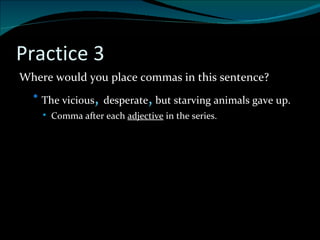 Introduction to Commas, Part 1 | PPT