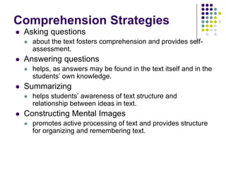 Intro To Comprehension | PDF | Education