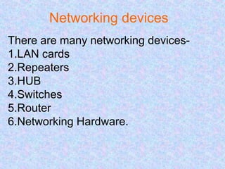 Computer hardware and networking components | PPT
