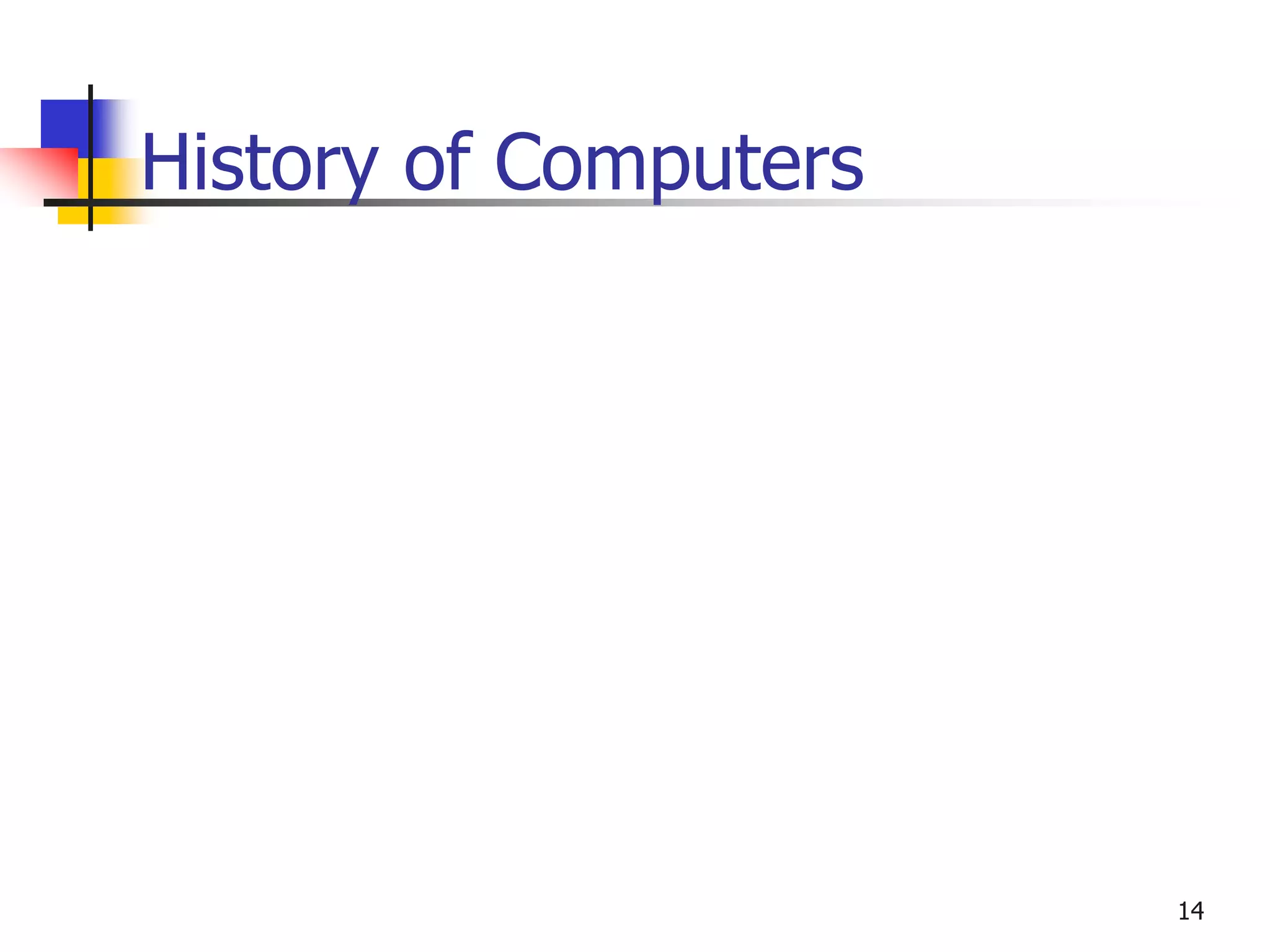 Introduction to computers | PPT