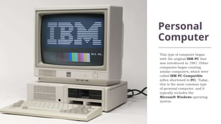 Performing Computer Operations and introduction | PPTX