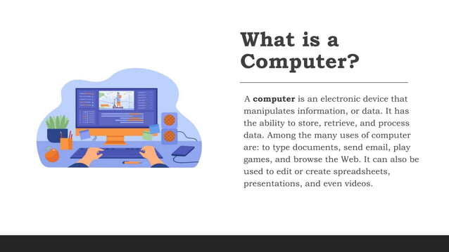 Performing Computer Operations and introduction | PPTX