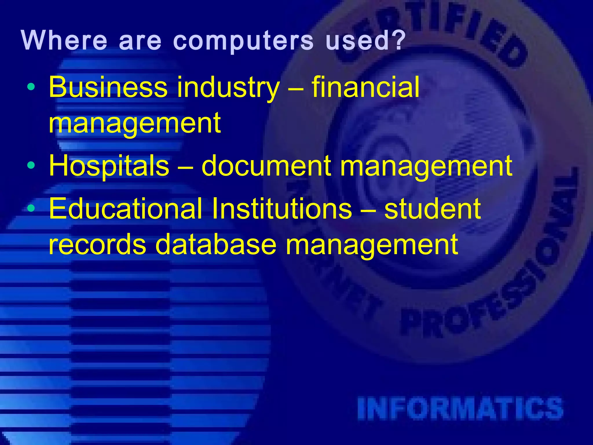 Intro To Computer System Ppt Operating Systems Computer Software And Applications